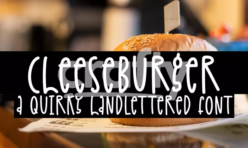 Cheeseburger - A Quirky Handlettered Font | Crafty