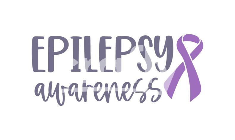 Epilepsy Awareness SVG Cut File with Ribbon | Crafty