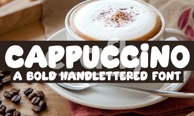 Cappuccino - A Quirky Handlettered Font | Crafty