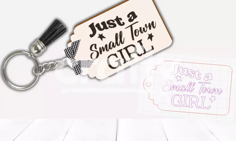 Small Town Girl Laser SVG | Crafty