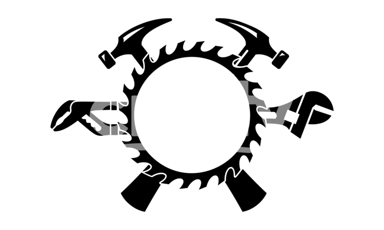 Handyman Tools SVG | Handyman monogram svg | Crafty