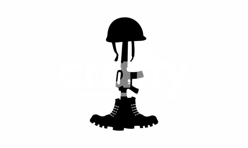 Helmet Rifle Boots Silhouette | Crafty