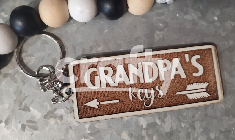 Grandpas Keys Laser SVG | Crafty
