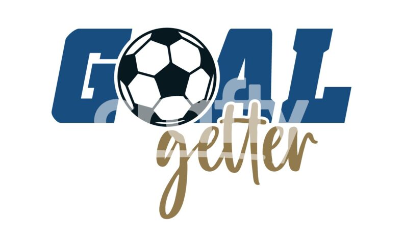 Goal Getter | Soccer SVG Cut File | Crafty
