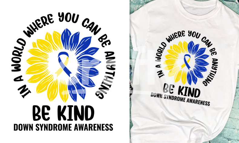Down Syndrome Awareness SVG Cut File | Crafty