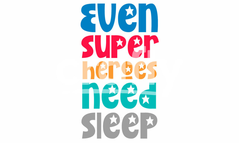 Even superheroes need sleep SVG | Funny SVG Cut File | Crafty